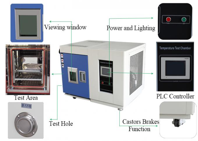 Artificial Small Temperature Chamber / Thermal Cycle Benchtop Humidity ...