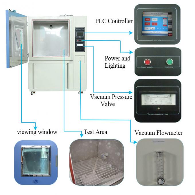 IP6X Rate Dust Ingress Protection Test Equipment / Environmental ...