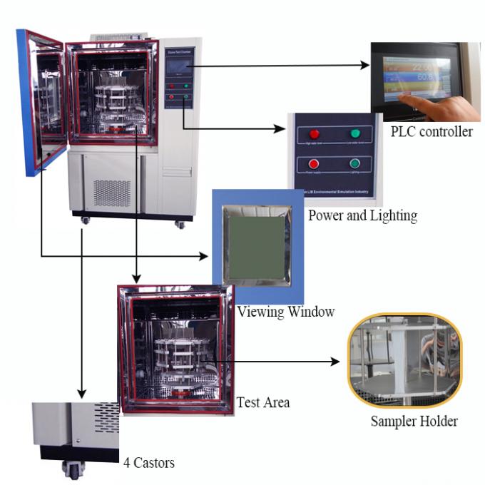 Laboratory Ozone Test Chamber Ozone Cabinet Astm D1149