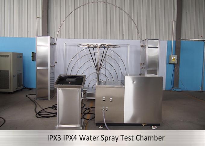 IPX3 IPX4 Splash Water Test Chamber / Lab Testing Equipment With ...